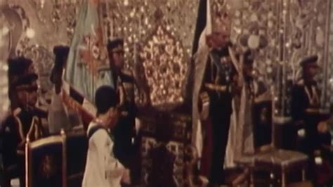 فیلم کامل جشن تاجگذاری محمدرضا شاه پهلوی و شهبانو فرح تالار سلام کاخ