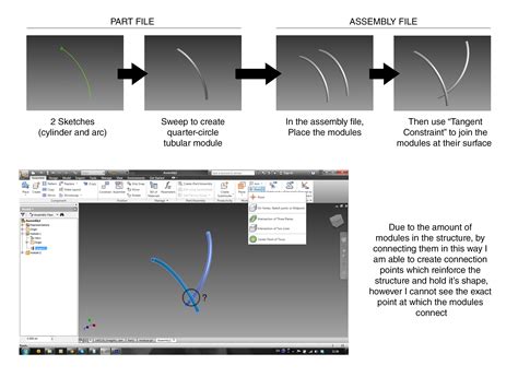 how to find out exact connection point in inventor 2012 autodesk
