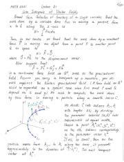 2321 Lecture 21 Line Integrals Of Vector Fields Pdf Course Hero
