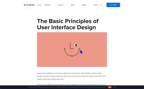 the basic principles of user interface design fountn