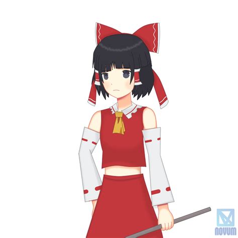 Reimu Ddlc Sprite R Touhou