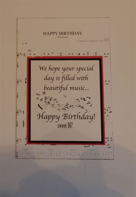 Music Lover Themed Cards