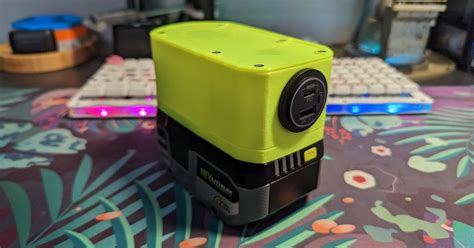 Ryobi Battery Adapter Usb Powerbank Version By Donutcat Download Free Stl Model