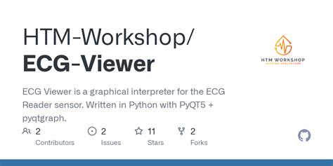 Github Htm Workshop Ecg Viewer Ecg Viewer Is A Graphical Interpreter For The Ecg Reader