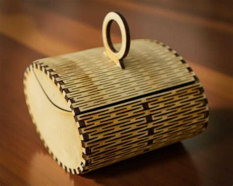 Diseño Digital Para Caja Regalo Especial En Madera Corte Láser Fácil