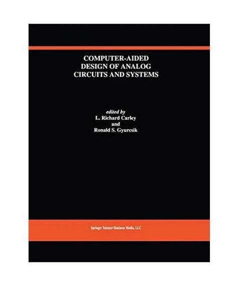 Computer Aided Design Of Analog Circuits And Systems Eur 5069 Picclick Fr