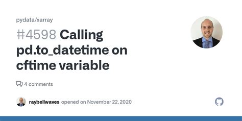 Calling Pd To Datetime On Cftime Variable Issue Pydata Xarray GitHub