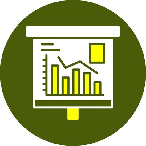 Declining Graph Solid Two Color Circle Sample Design 54725809 Vector