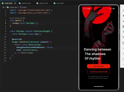 flutter musicapp uiux mobiledevelopment thankyoumentors