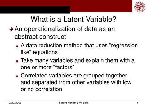 Ppt “ghost Chasing” Demystifying Latent Variables And Sem Powerpoint