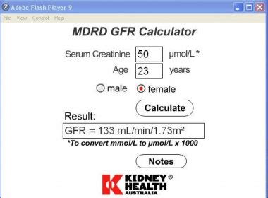 GFR Calculator Software Informer GFR Calc Ulator Is Useful For Calculate Glomerular