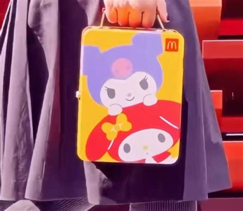 2026 New Kuromi X Melody Mcdonalds Crystal Portable Mini Mahjong Tile