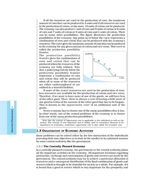 NCERT Book Class Microeconomics Chapter Introduction AglaSem Schools