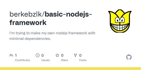 Github Berkebzlkbasic Nodejs Framework Im Trying To Make My Own