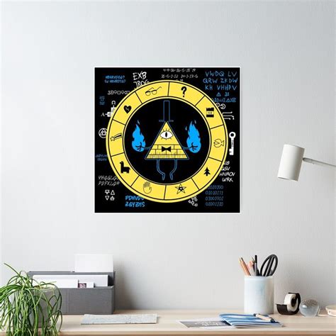 Gravity Falls Bill Cipher Zodiac Poster For Sale By Nabil Afnan