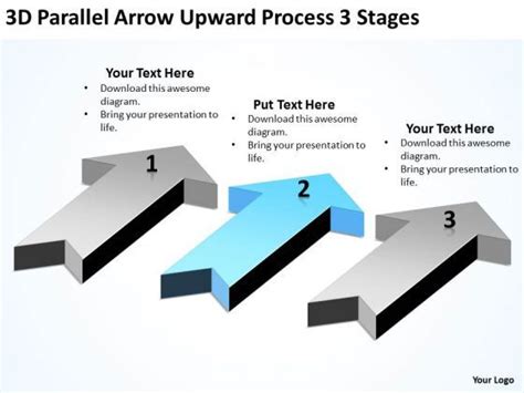 levels of parallel processing 3 stages powerpoint templates backgrounds