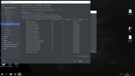 Platform Sdk Not Installed When Trying To Set Up Qt For Android Qt Forum