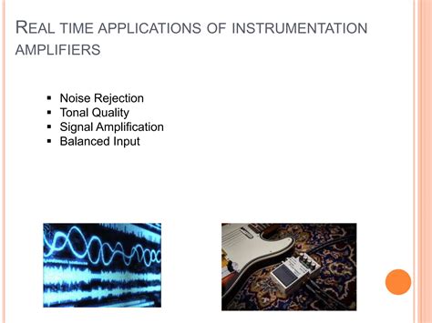 Application Of Instrumentation Amplifier Log Amplifier Antilograthimic Amplifier Ppt