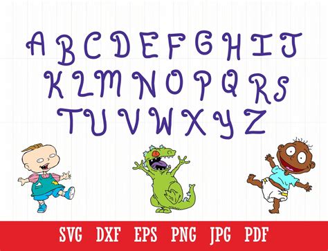 Rugrats Font Svg Rugrats Alfabeto Rugrats Letras Rugrats Etsy Porn Sex Picture
