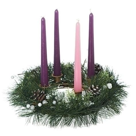 Pine Evergreen Advent Wreath