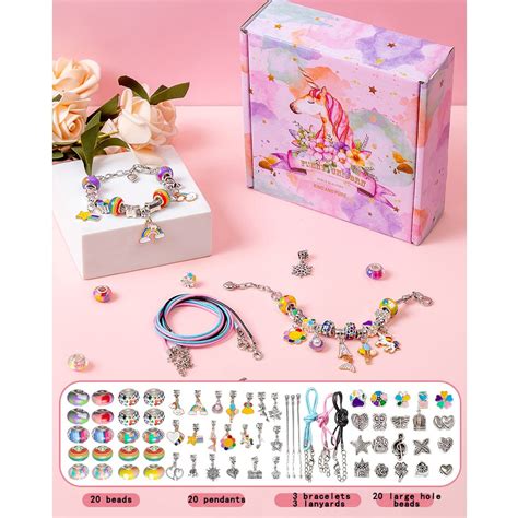 Аксесоари за изготвяне на гривни Morfansi Diy Регулируема Дължина на гривната 21 см 4 години