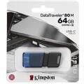 Купить Память OTG USB Flash 64 ГБ Kingston DataTraveler 80M [DT80M/64GB ...