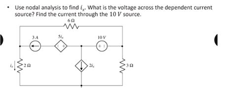 solved ﻿use nodal analysis to find ﻿i {x} ﻿what is