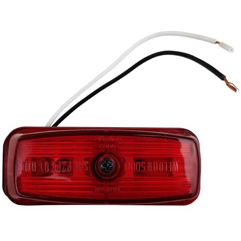 Weldon Clearance Marker Light Red 5000 1406 10 2 Wire Plug For Sale