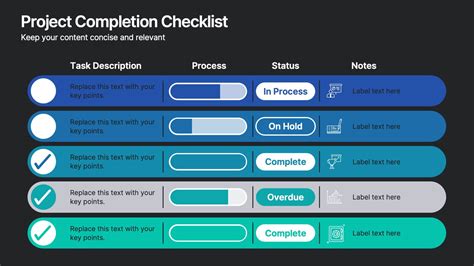 Project Status Update And Timeline Presentation Powerpoint Template And