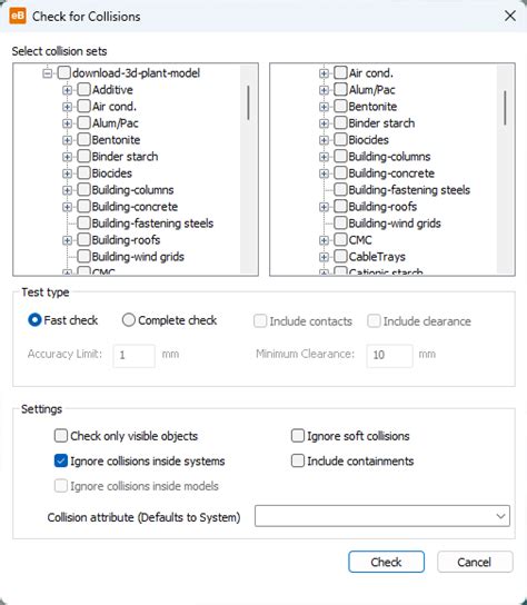 Performing Collision Checks