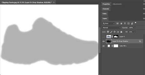 drop shadow photoshop to create artificial shadows in the photo