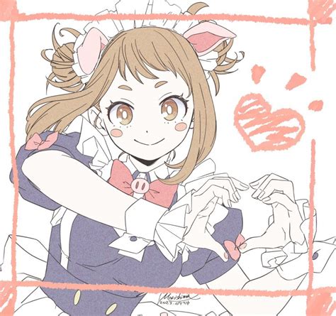 Uraraka Ochako Boku No Hero Academia Drawn By Morishima Noriko Noriko Mrsm Danbooru