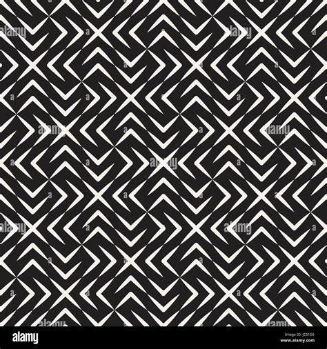 Vector Seamless Cross Tiling Pattern Modern Stylish Geometric Lattice Vector Seamless Cross Tiling Pattern Modern Stylish Geometric Lattice