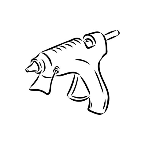Glue Gun Vector Sketch Vector Art At Vecteezy