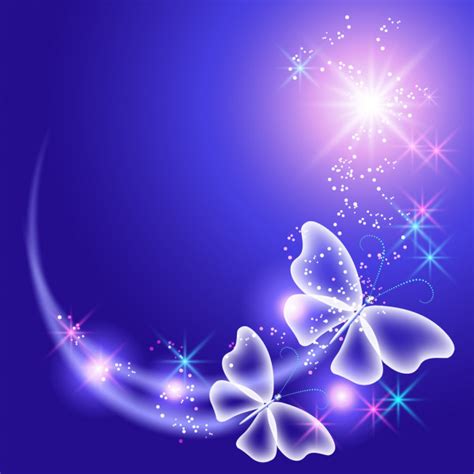 Stars And Butterflies Vector Art Stock Images Depositphotos