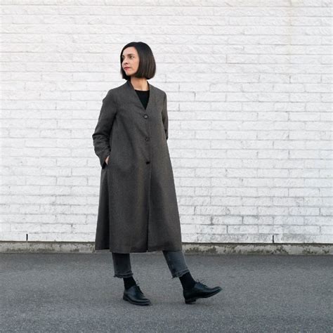 The Assembly Line V Neck Coat Urbanstax Jacket Pattern Coat