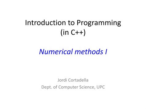 pdf numerical methods ijordicf teaching programming pdf math01