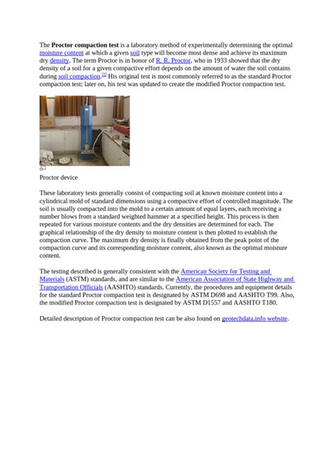 The Proctor Density Pdf