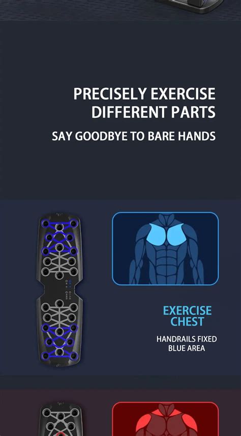 Folding Push Up Board Support Muscle Exercise Ezshopbay