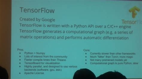 TensorFlow等主流深度学习框架比较分析 Harries Blog