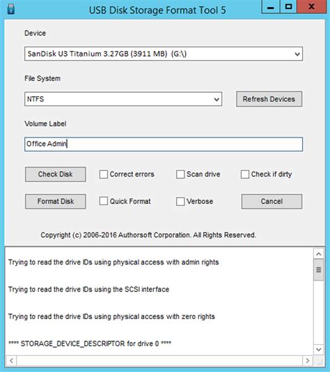 Usb Disk Storage Format Tool Untuk Windows Unduh