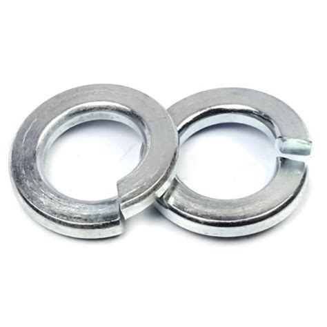 Metric Lock Washers Split Ring Zinc Plated Steel M6