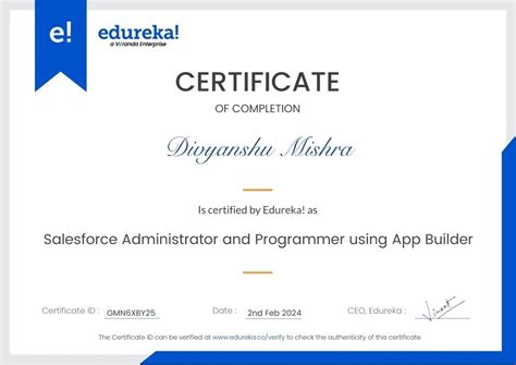 Divyanshu Mishra On Linkedin Im Happy To Share That Ive Obtained A New Certification Salesforce…