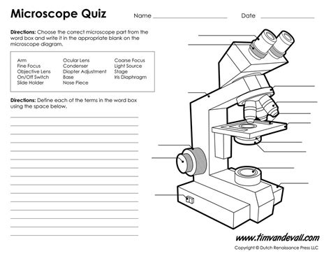 Microscope Parts Worksheet Worksheets Microscope Parts Microscope Activity Microscope