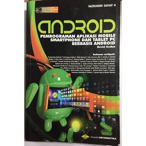 Jual Android Pemrograman Aplikasi Mobile Smartphone Dan Tablet Pc Berbasis Android Revisi