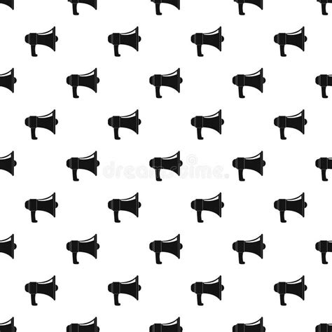 One Megaphone Pattern Seamless Vector Stock Vector Illustration Of Audio Symbol 131338870