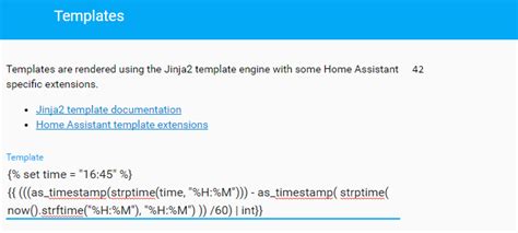Help Needed With Time Templating Configuration Home Assistant Community