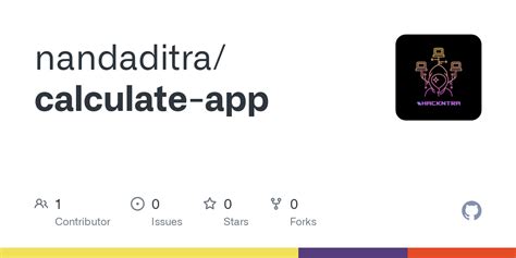 github nandaditra calculate app