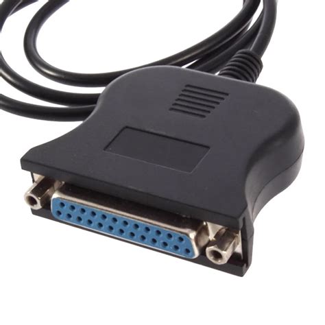200 Pieces USB To 25 Pin DB25 Parallel Port Cable USB To 25 Pin DB25 Parallel Printer Adapter
