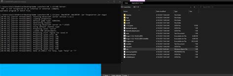 forge 1 12 2 server won t start and shows a long error code r